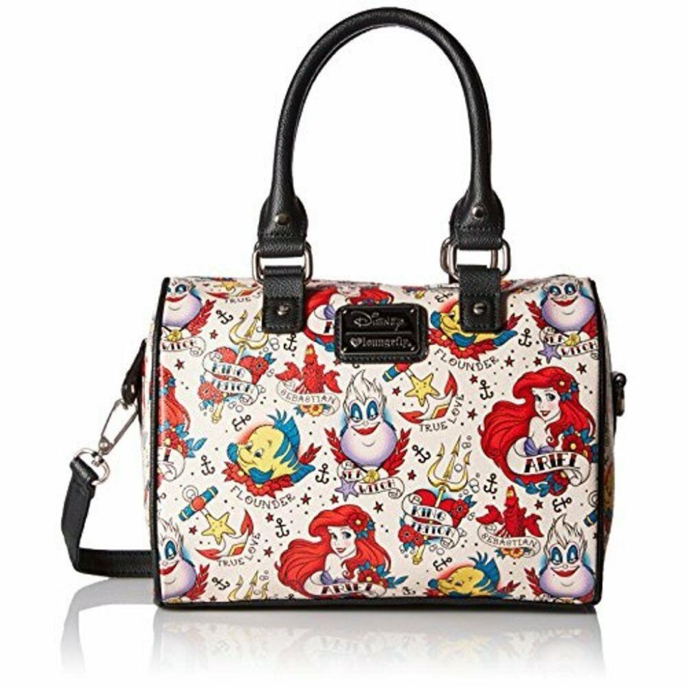 Loungefly Disney Tattoo Ariel Crossbody Purse - Gem